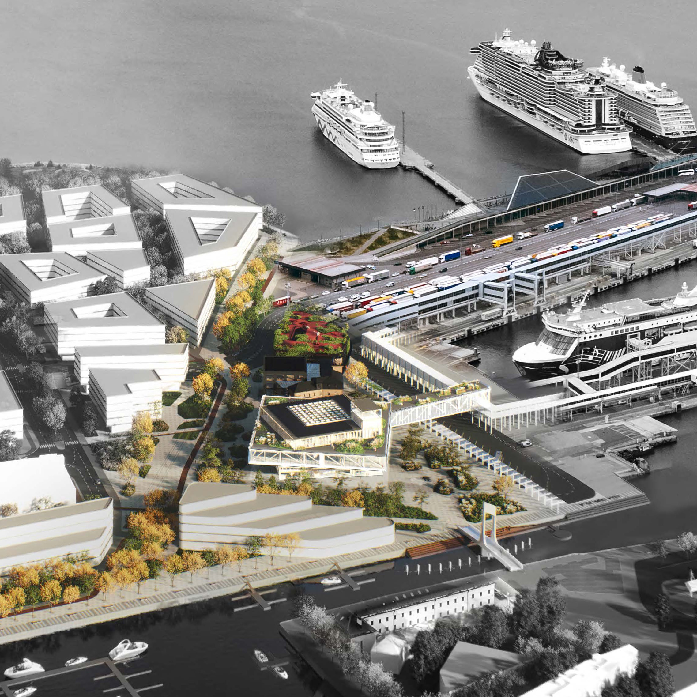 Old City Harbour | Terminal A & Cruise Terminal area detailed plan